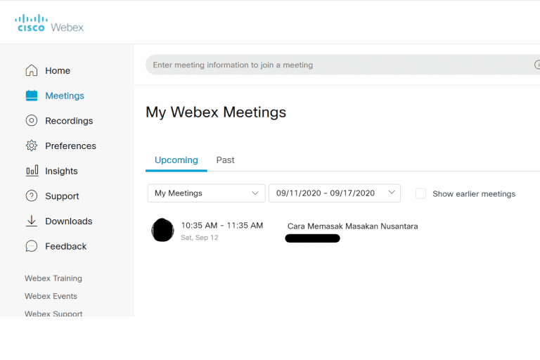 Lakukan Webinar dengan Webex Meeting – Edavos